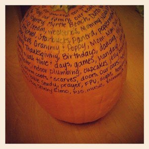 Gratitude Pumpkin: Simple Thanksgiving Craft – Homebound But Hopeful