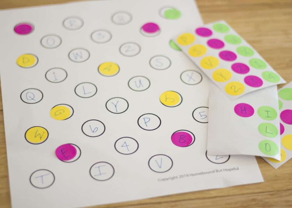 Quick and Low Prep Early Learning With A Simple Free Printable ...