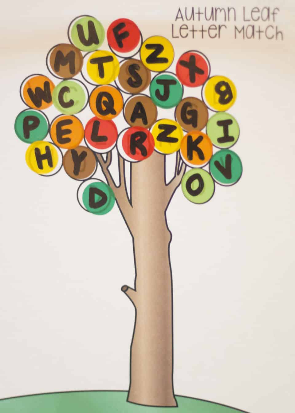 Practicing Letters + Numbers With Fun + Festive Fall Leaves – Homebound ...