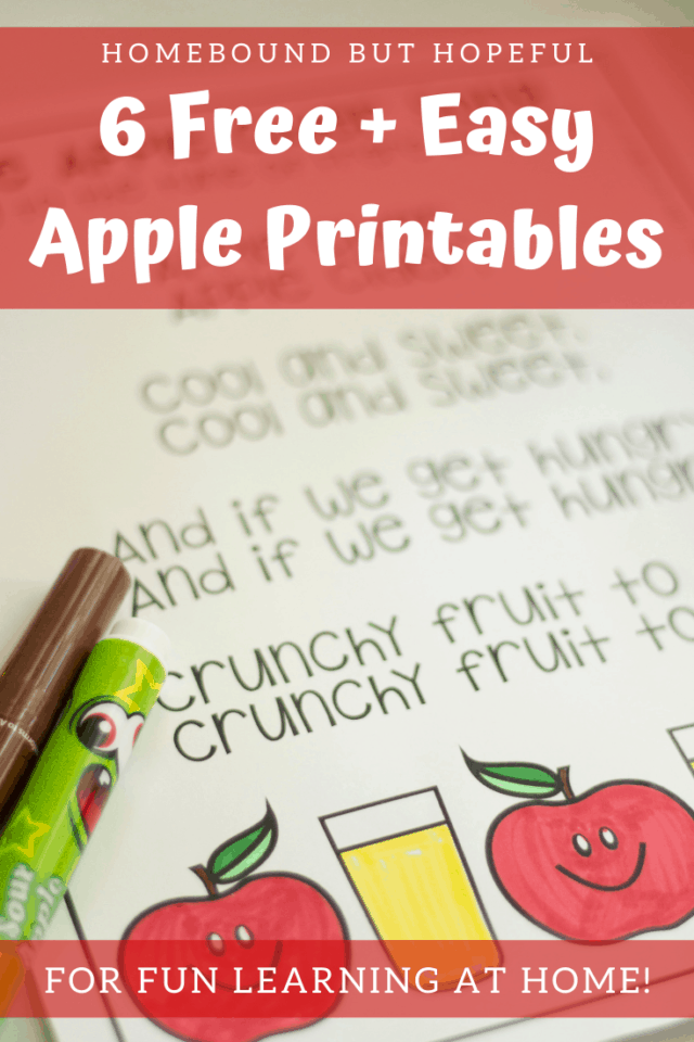 6 Easy + Free Apple Printables For Playful Learning At Home – Homebound ...