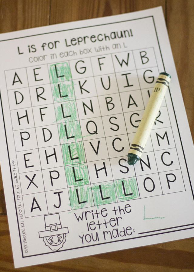 3 New Cute + Fun Leprechaun Printables For Preschoolers – Homebound But ...