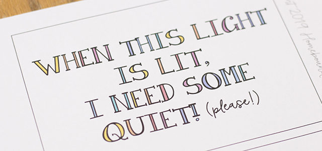 Easy Quiet Light DIY Idea + A Free Printable – Homebound But Hopeful