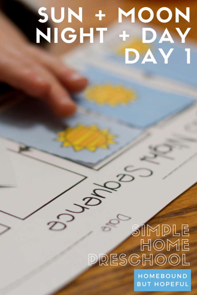 Learning About The Sun: Day 1 (Easy Preschool At Home) – Homebound But ...